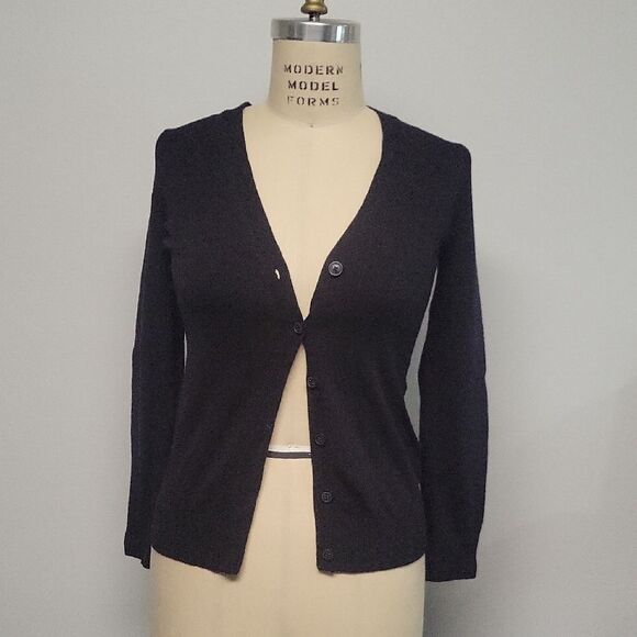 GAP | Sweaters | Gapblack Button Cardigan Size S | Poshmark